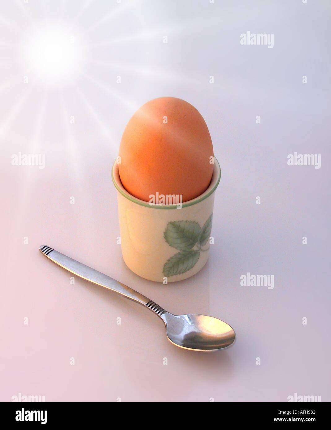 Egg with sunshine Stock Photo - Alamy