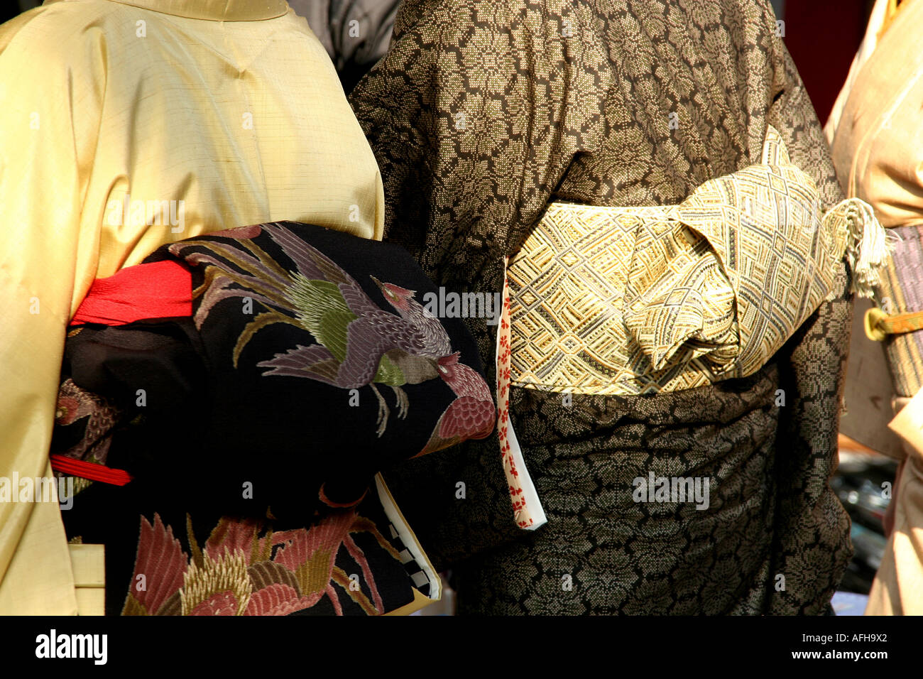 Japanese obi kimono sash hi-res stock photography and images - Alamy