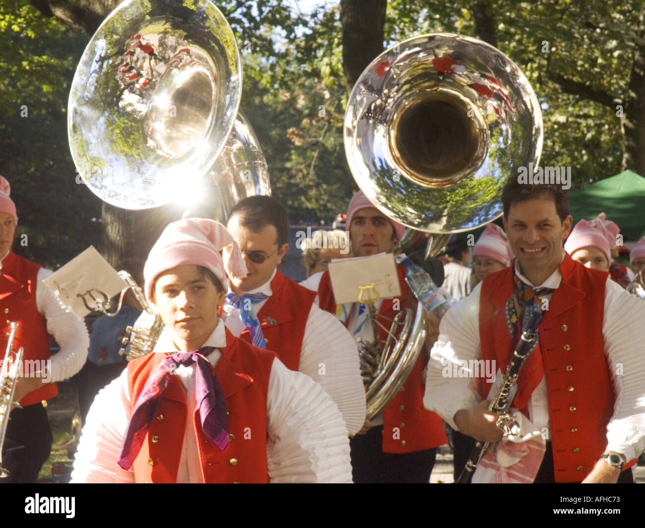 Europe Germany Munich Beer Festival Oktoberfest colorful traditional ...
