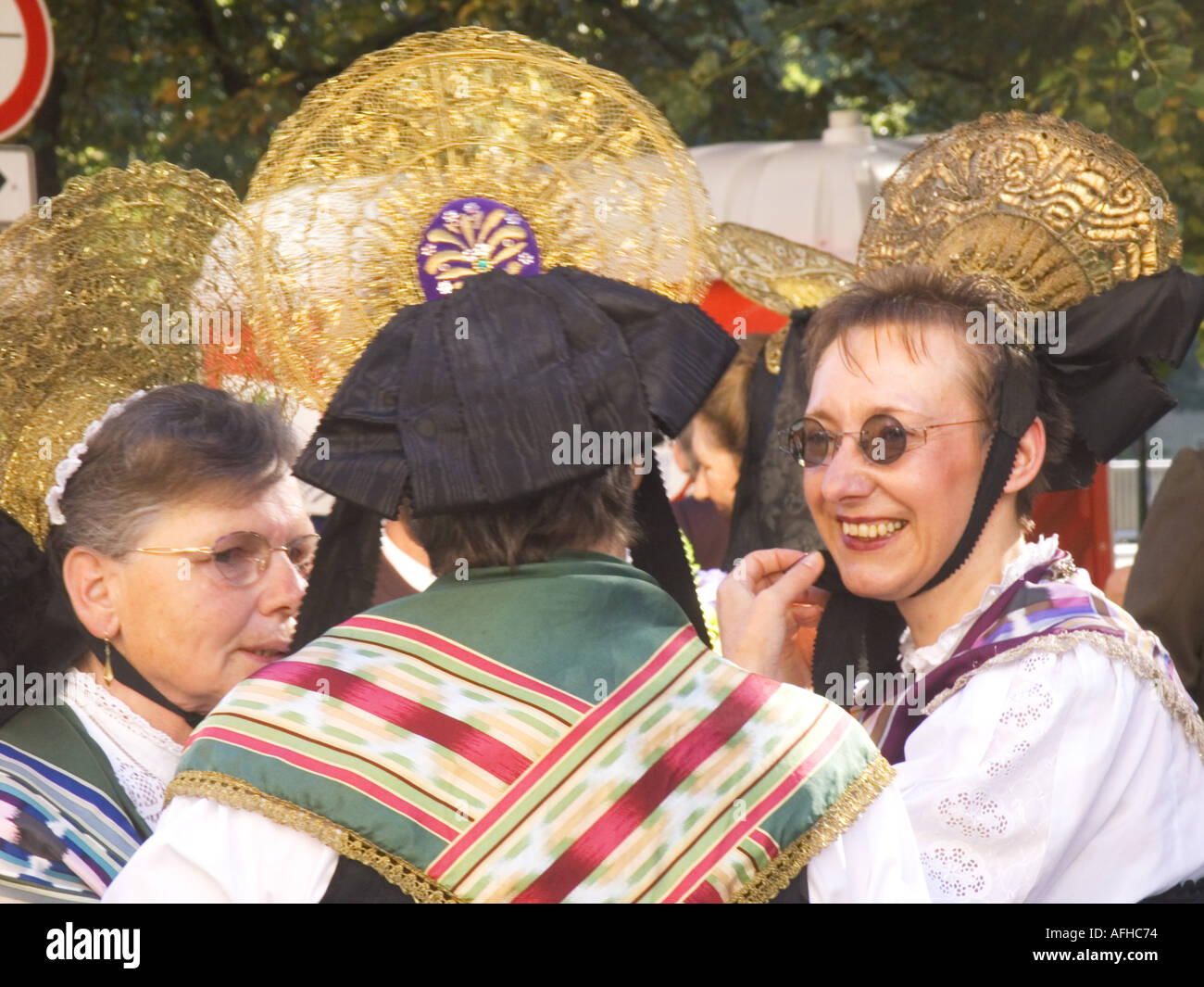 Europe Germany Munich Beer Festival Oktoberfest colorful traditional ...