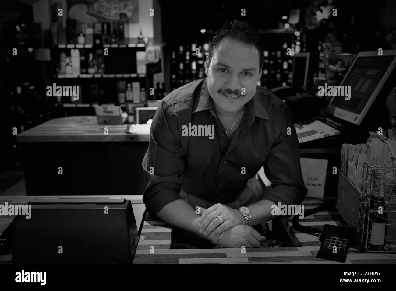 People in small market Black and White Stock Photos & Images - Alamy