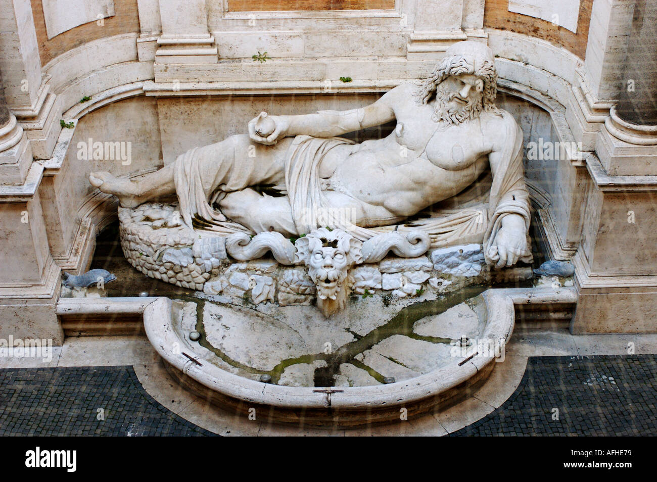 Marforio statue sculpture hi-res stock photography and images - Alamy