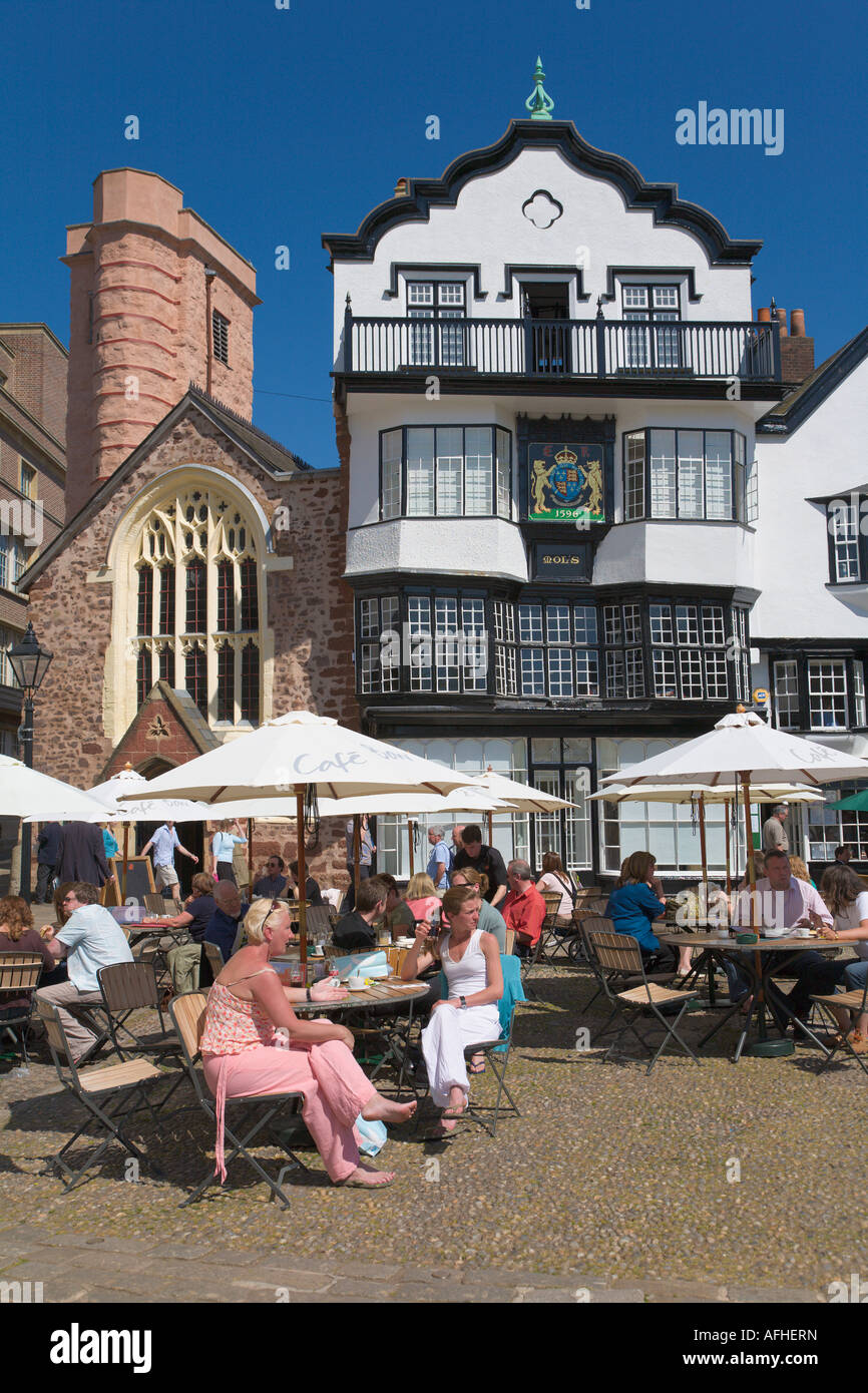 [Mols Coffee shop] Exeter Devon England Stock Photo - Alamy