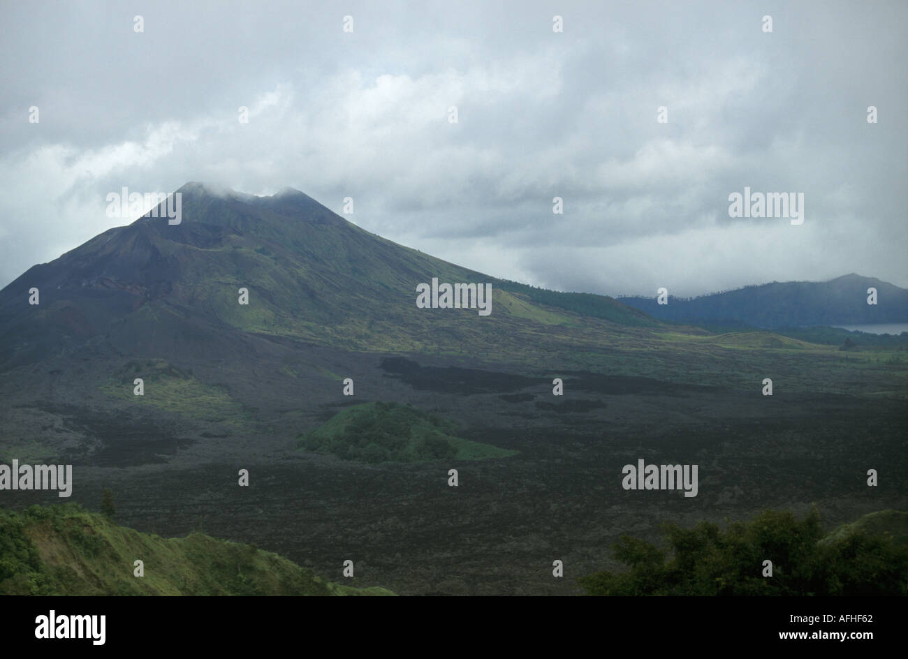 Bali Active Volcano Gunung Batur Indonesia Stock Photo - Alamy