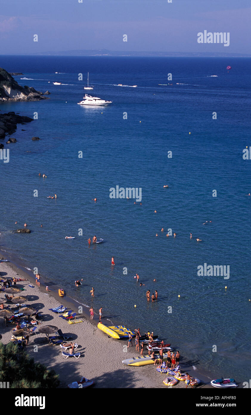 Popular beach Vasilikos Zakynthos island also known as Zante Ionian ...