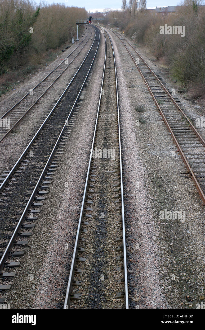 Overhead railway signal hi-res stock photography and images - Alamy