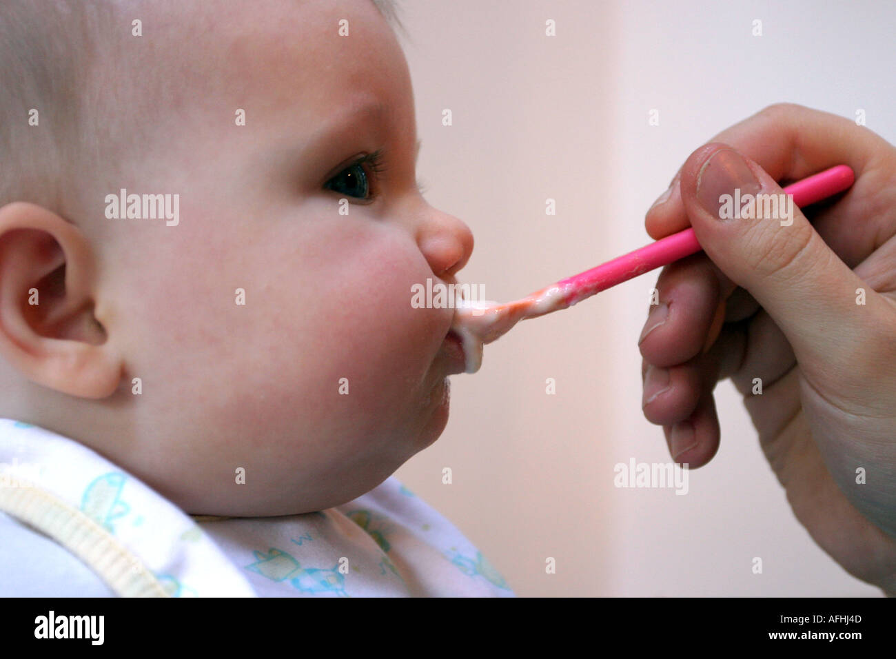Baby weaning mess hi-res stock photography and images - Alamy