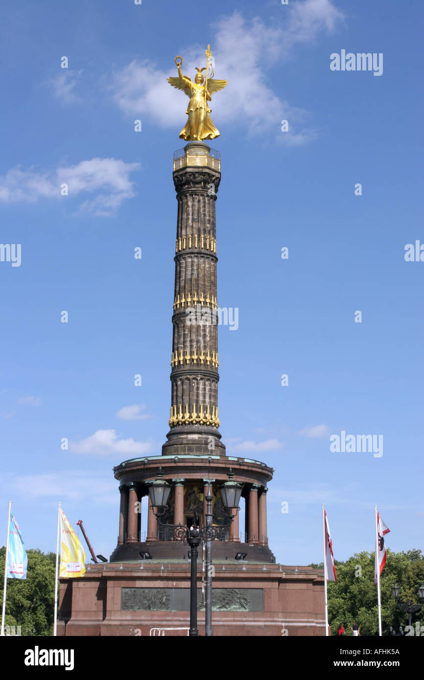 Siegessaule, Triumphal Column, Berlin Stock Photo - Alamy