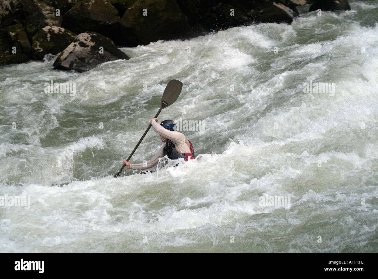 Whitewater canoing hi-res stock photography and images - Alamy