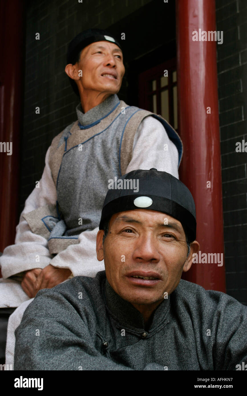 Dongyang Hengdian Film and TV City. Actors prepare to perform in a TV ...