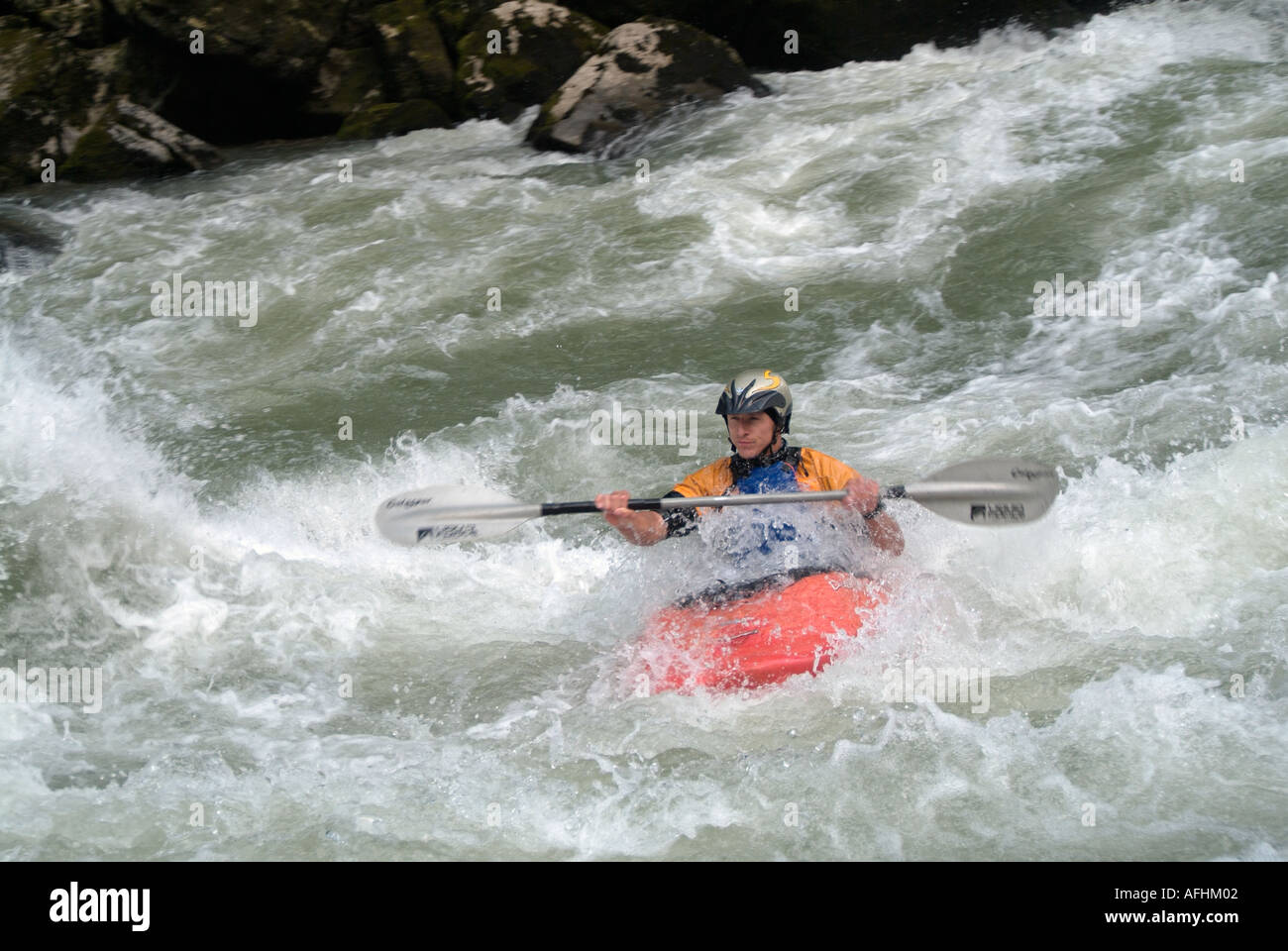 Whitewater canoing hi-res stock photography and images - Alamy