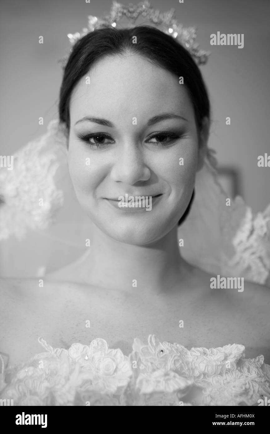 Portrait of bride Stock Photo - Alamy