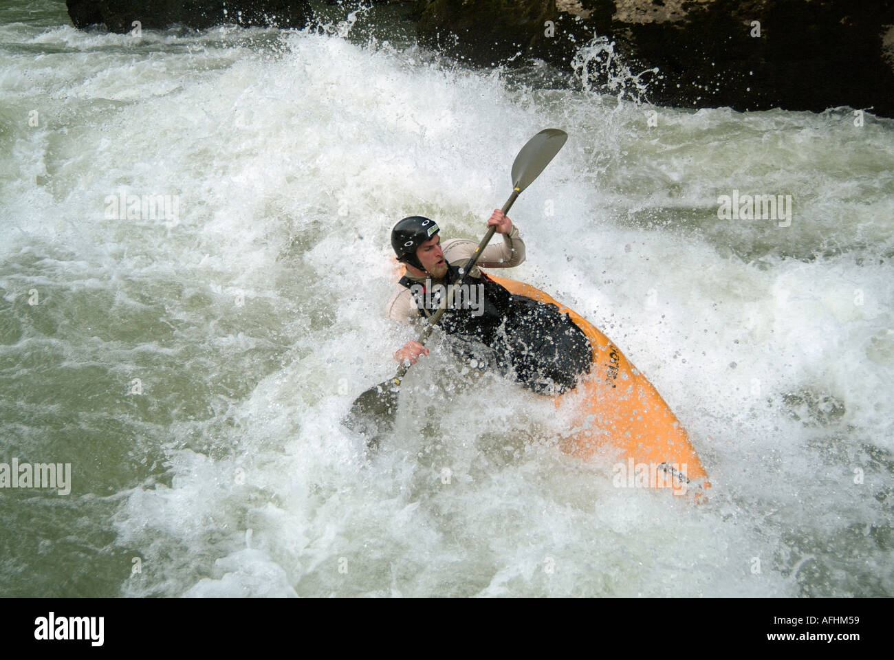 Whitewater canoing hi-res stock photography and images - Alamy