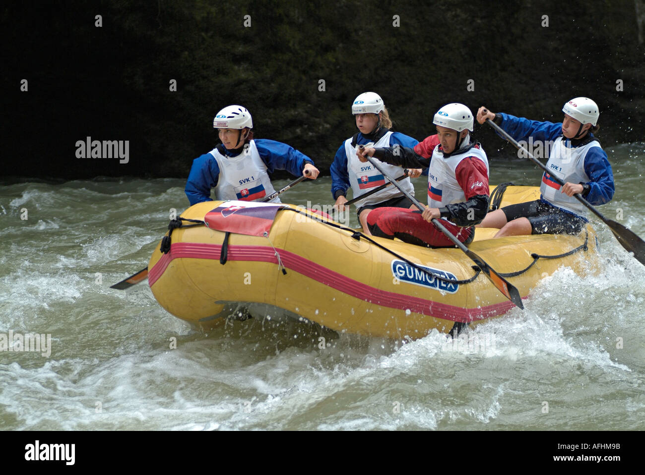 Female river rafters hi-res stock photography and images - Alamy