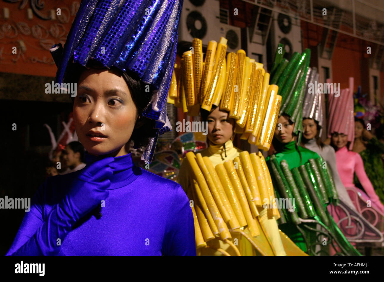 students dressed in colourful outfits Stock Photo - Alamy