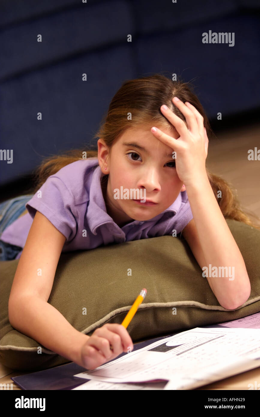Hating homework hi-res stock photography and images - Alamy