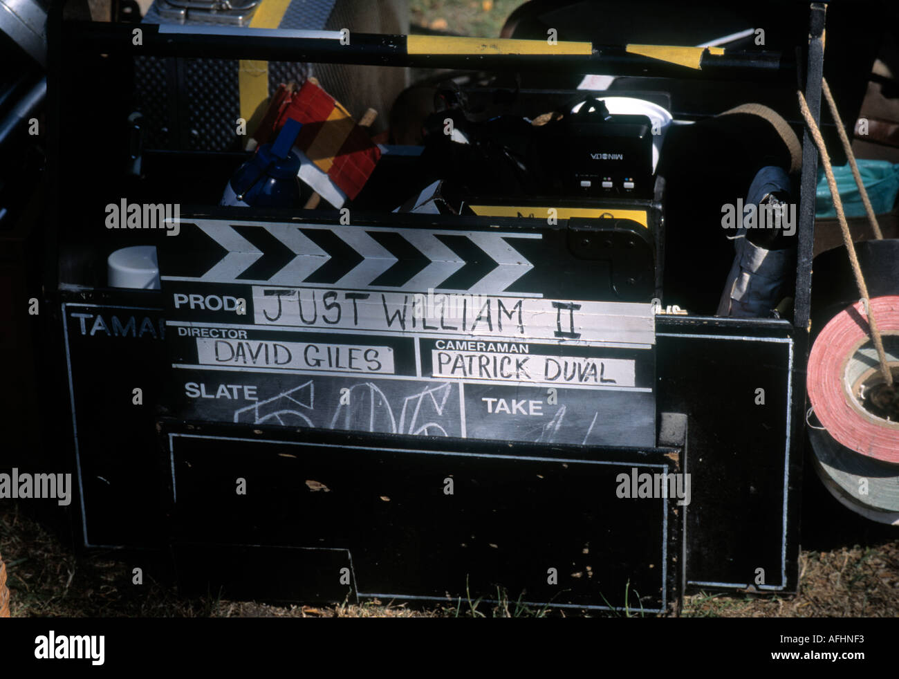 Clapper board on film set hi-res stock photography and images - Alamy