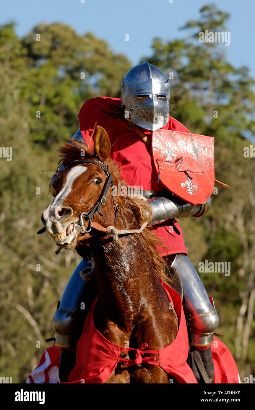 Knight on horseback hi-res stock photography and images - Alamy