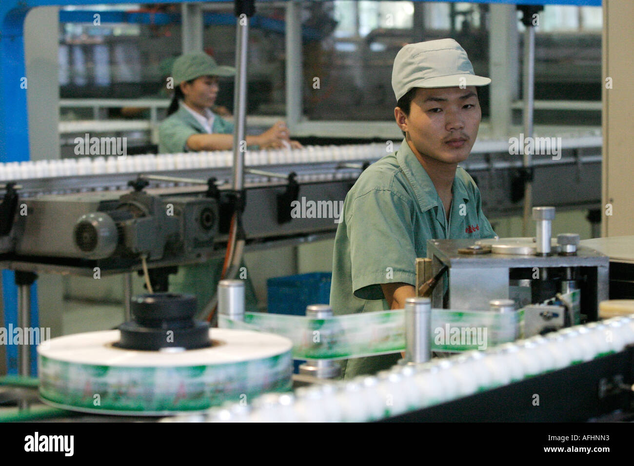 Milk production line hi-res stock photography and images - Alamy