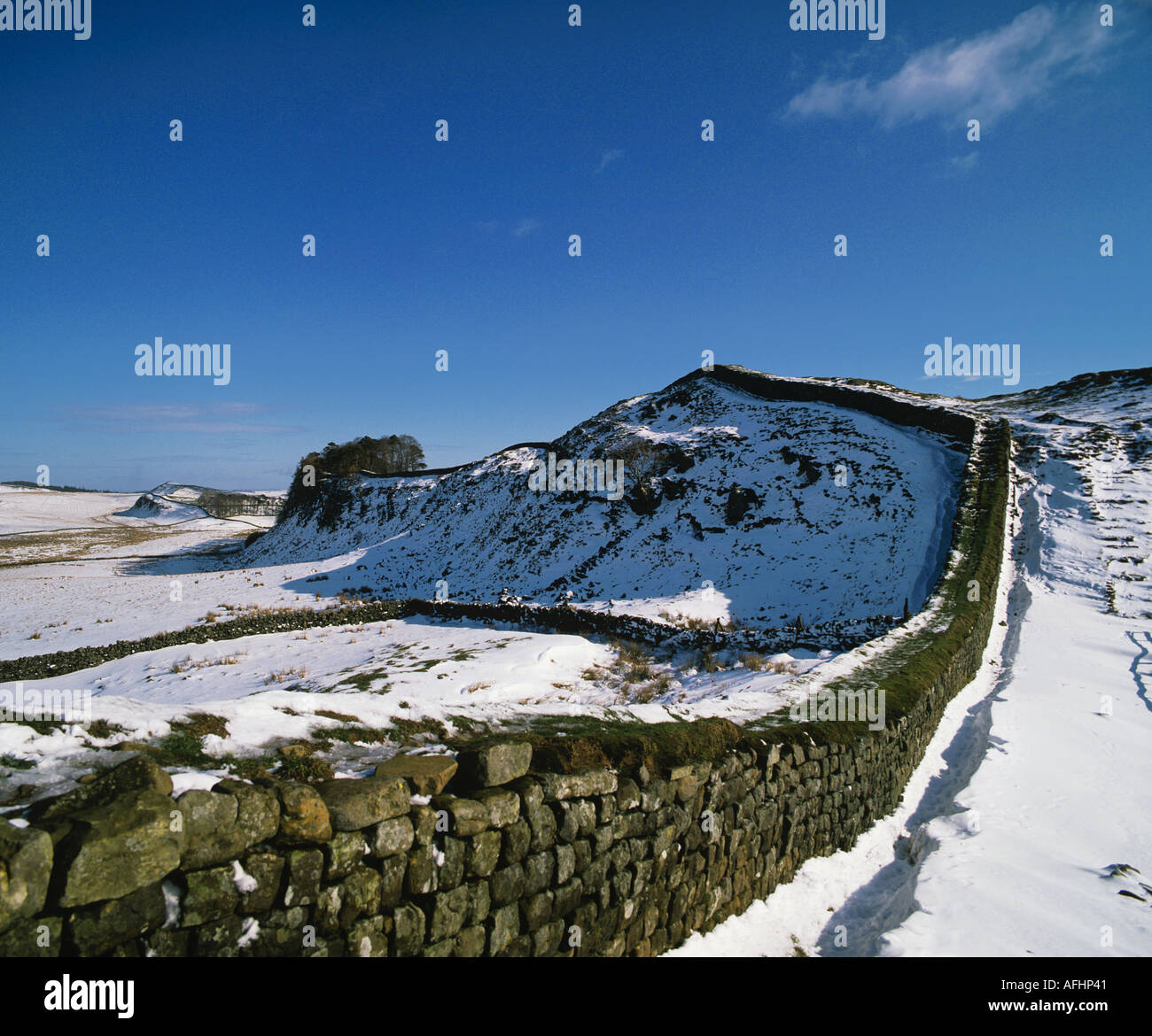 Hadrians wall housestead fort hi-res stock photography and images - Alamy