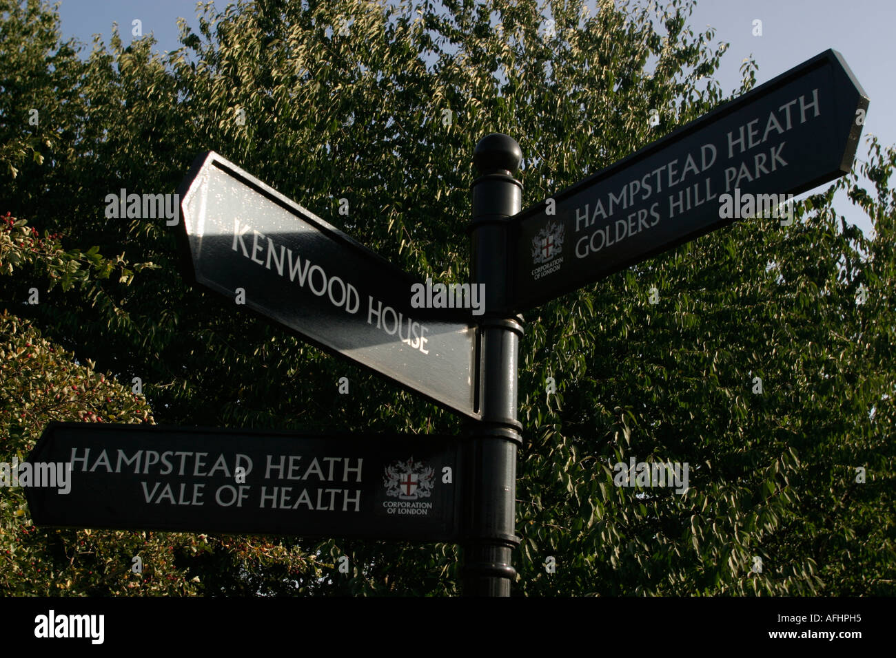 Hampstead street sign Stock Photo - Alamy