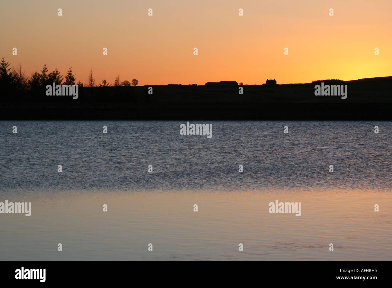 Sunrise, Redmires Reservoir, Peak District, UK Stock Photo - Alamy