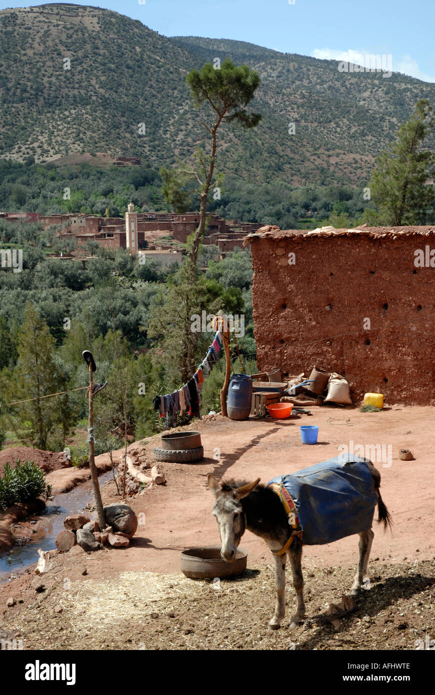 Ouirgane valley trekking hi-res stock photography and images - Alamy