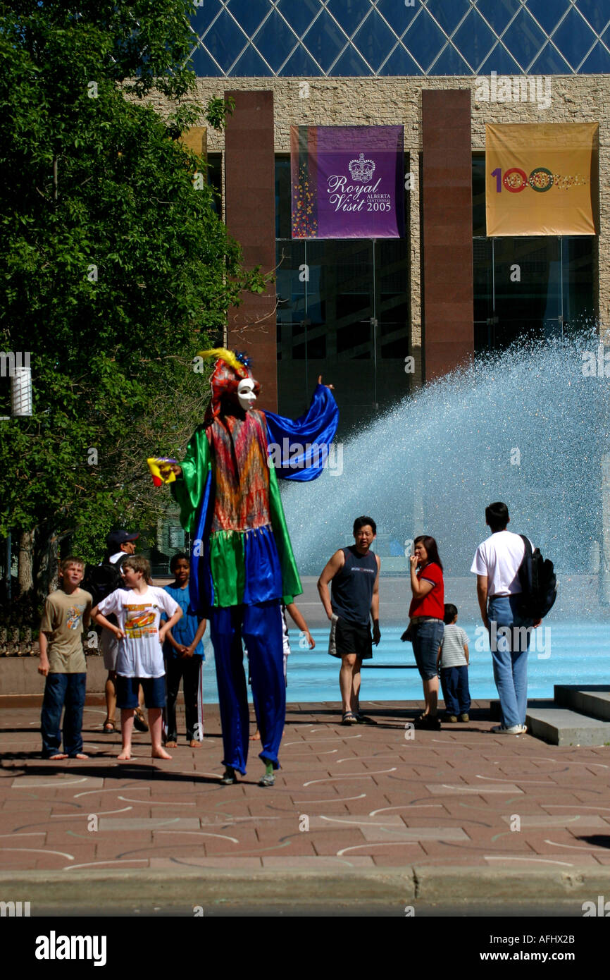 The stilt man Stock Photo - Alamy