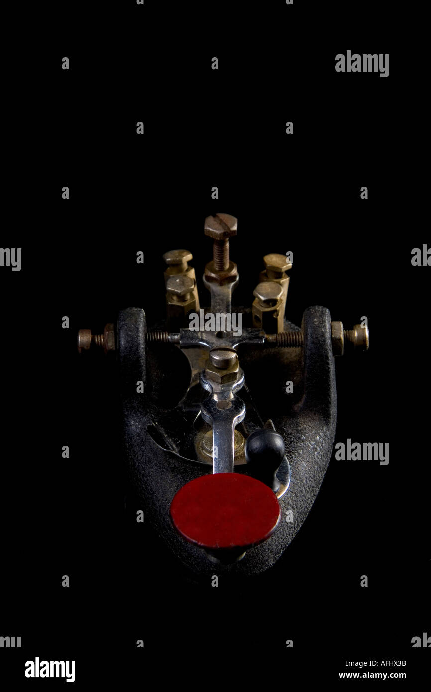 Morse telegraph key hi-res stock photography and images - Alamy