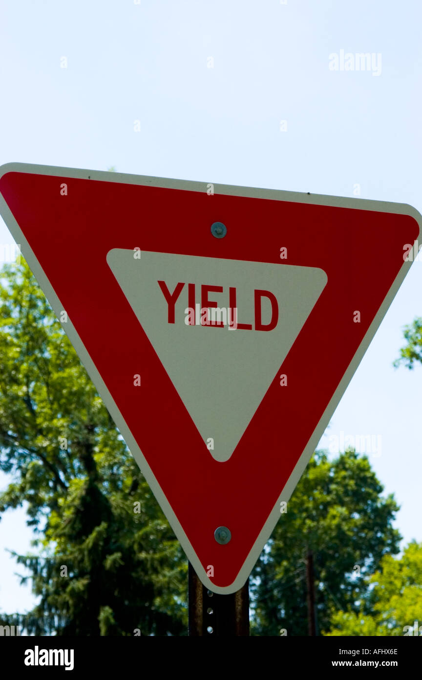 Yield Road Signs