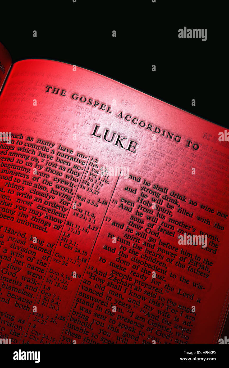Book of luke hi-res stock photography and images - Alamy