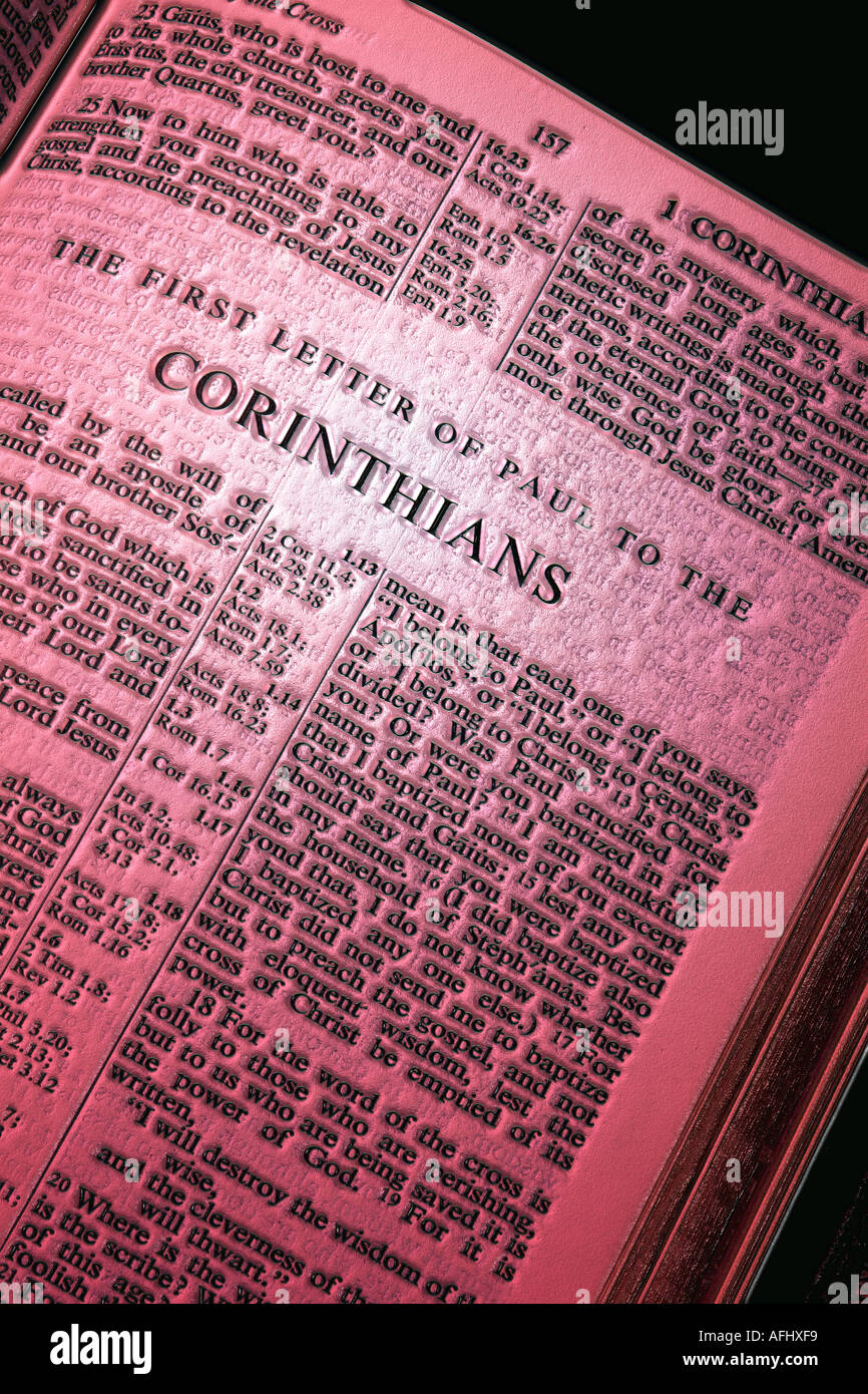 First corinthians hi-res stock photography and images - Alamy