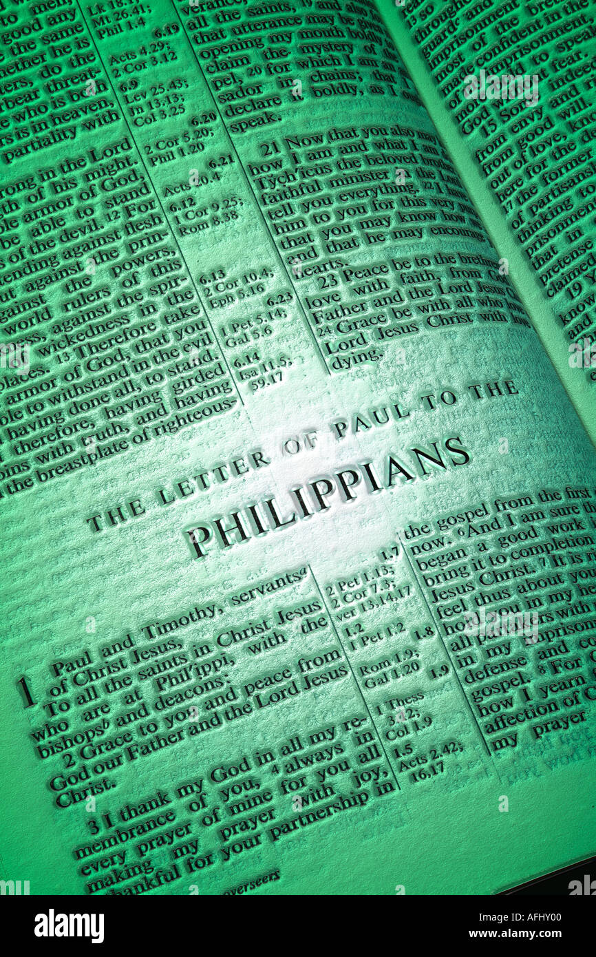 Book of philippians hi-res stock photography and images - Alamy