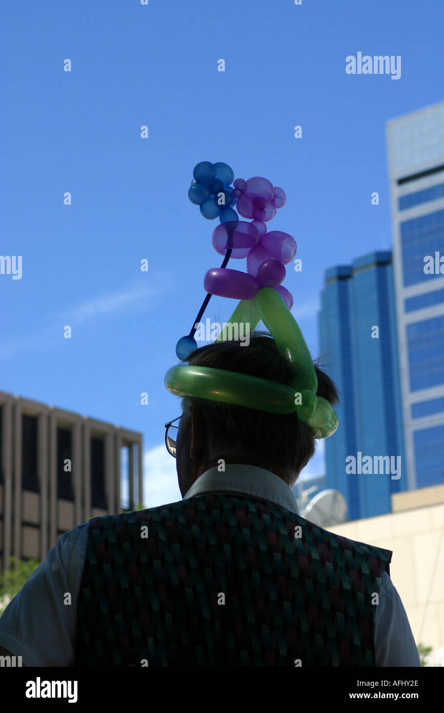 The balloon man Stock Photo - Alamy