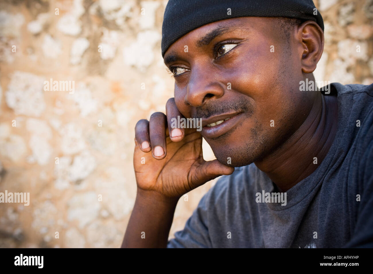 Mid adult man smiling Stock Photo - Alamy