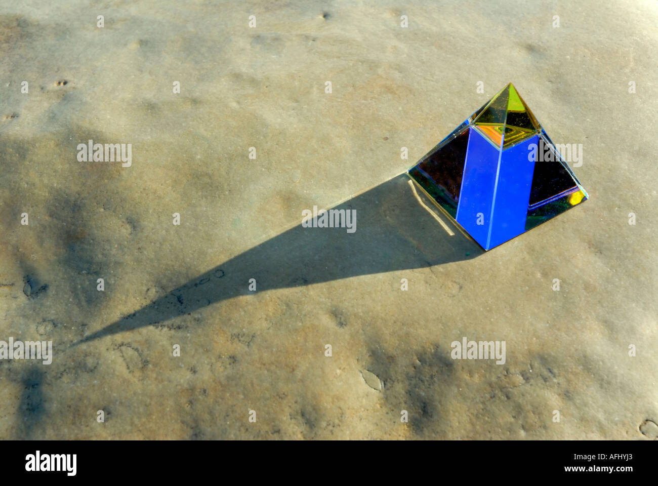 Glass pyramid prism light colour hi-res stock photography and images ...