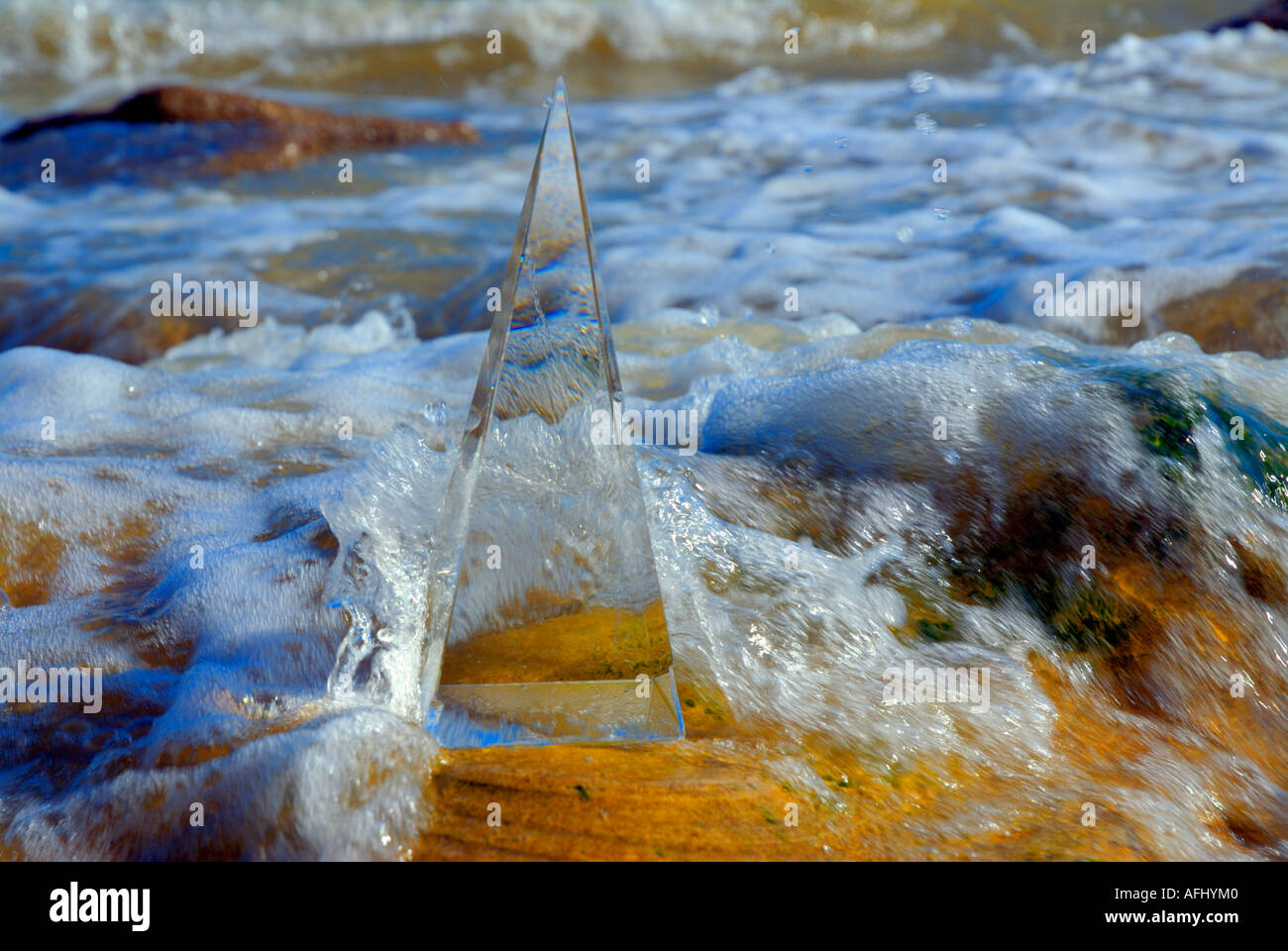 Glass pyramid prism light colour hi-res stock photography and images ...