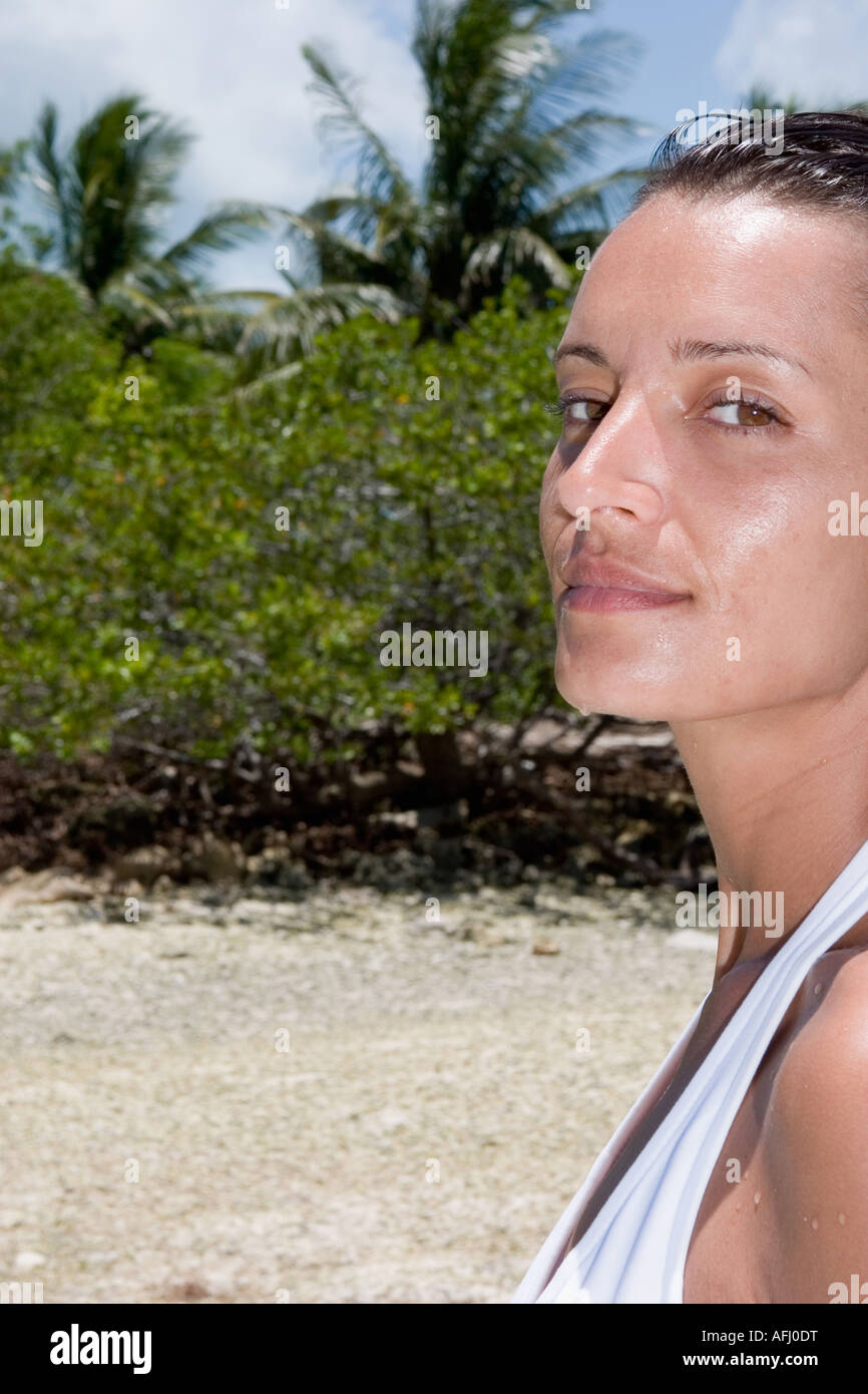 Clothed wet woman hi-res stock photography and images - Alamy