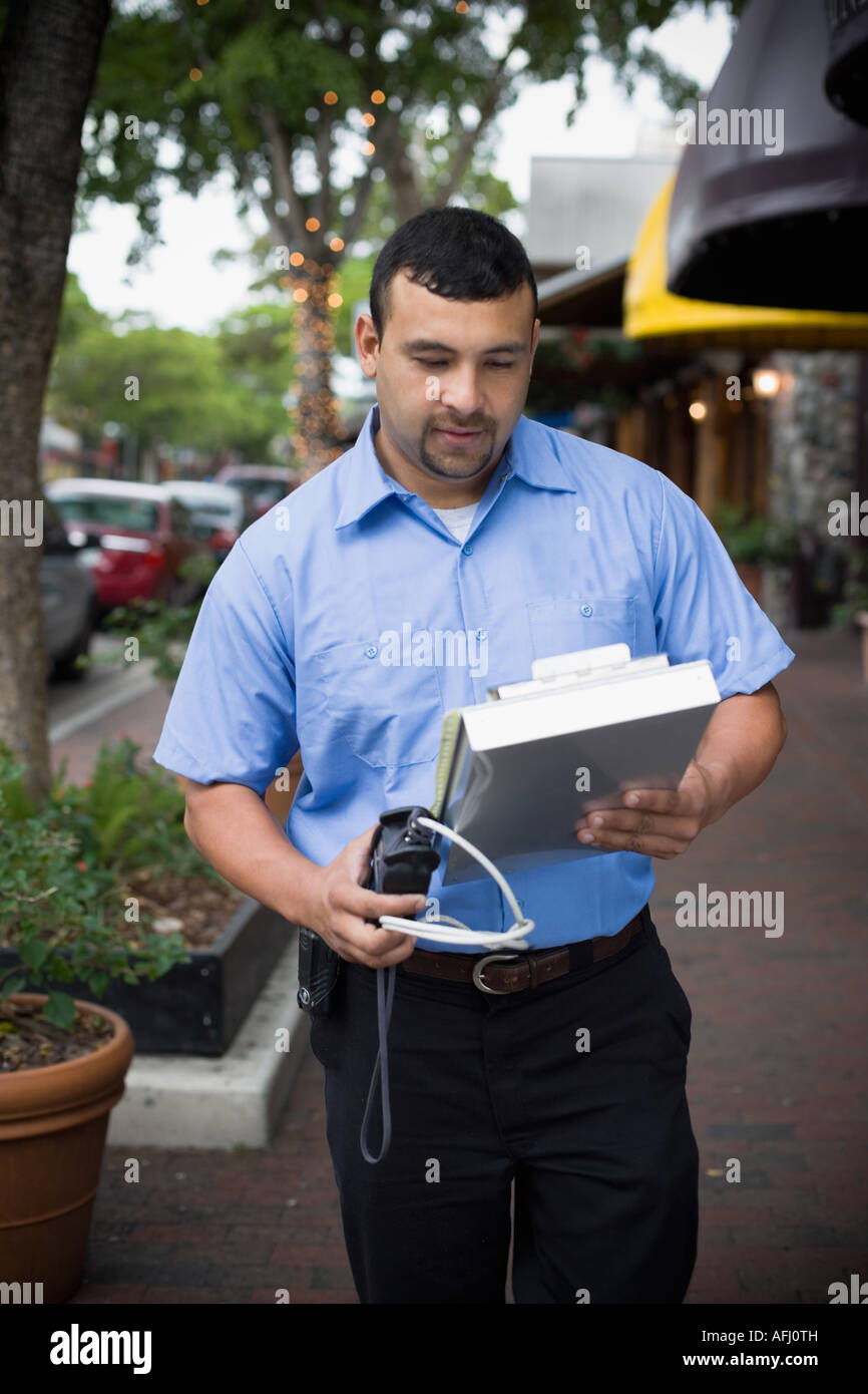 Cable man on duty Stock Photo - Alamy