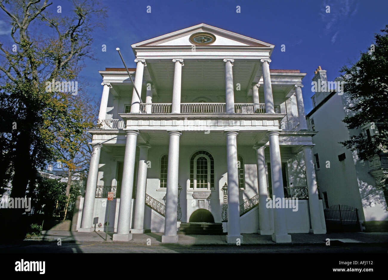 Society hall huguenot society adamesque hi-res stock photography and ...