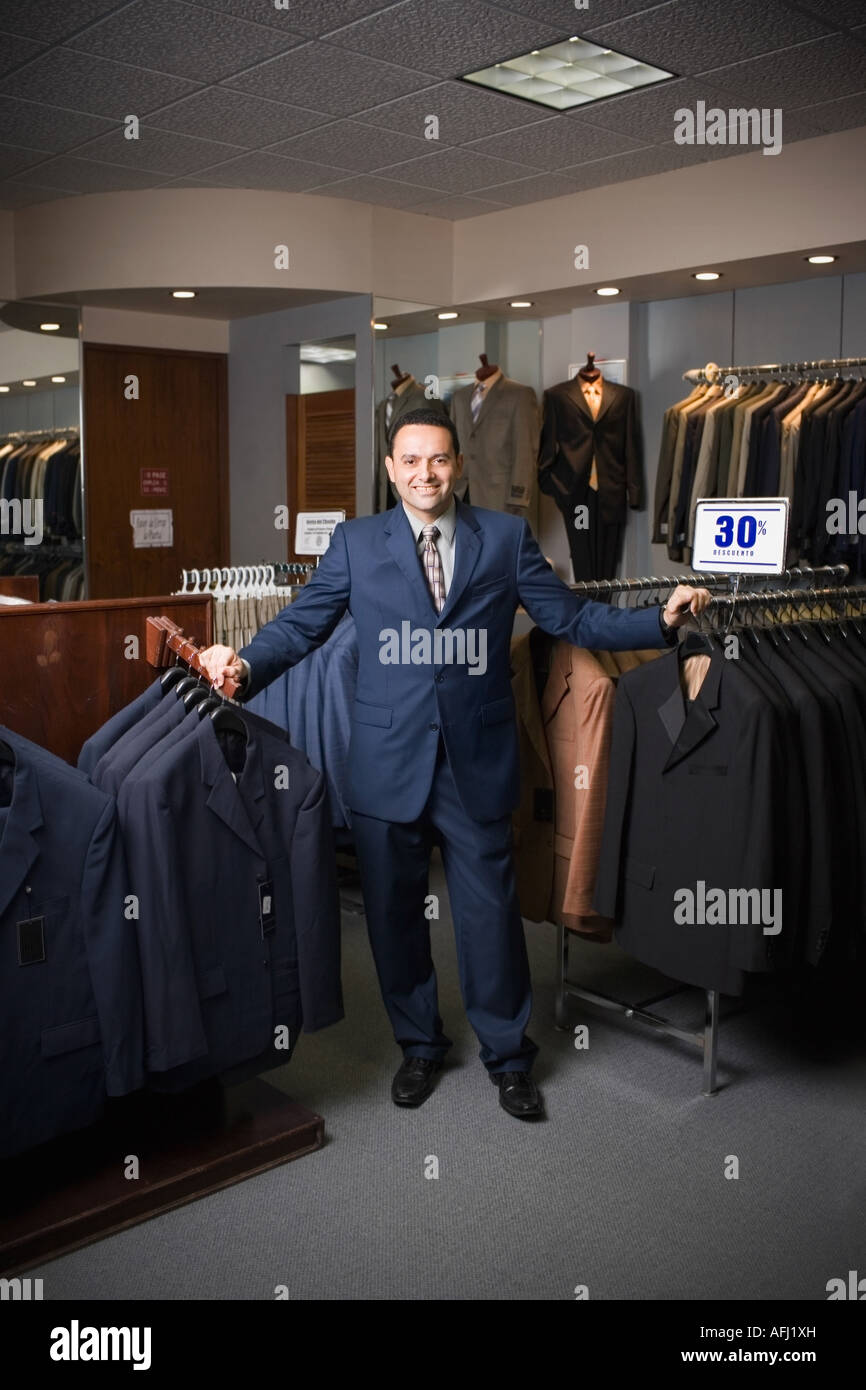 Hispanic man male shopping shop business store manager hi-res stock ...