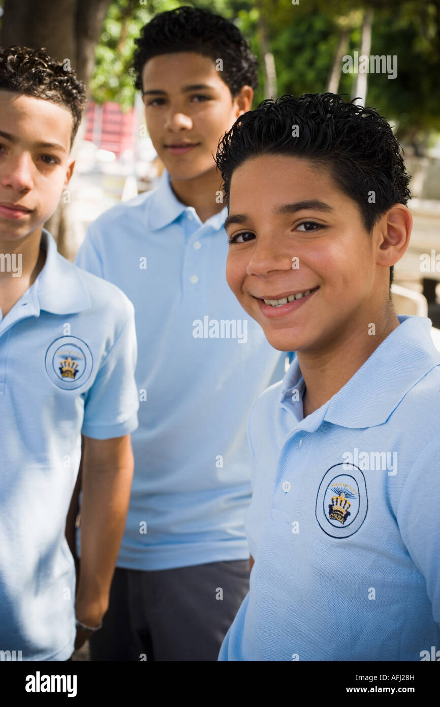 Boys wearing school uniform Stock Photo - Alamy
