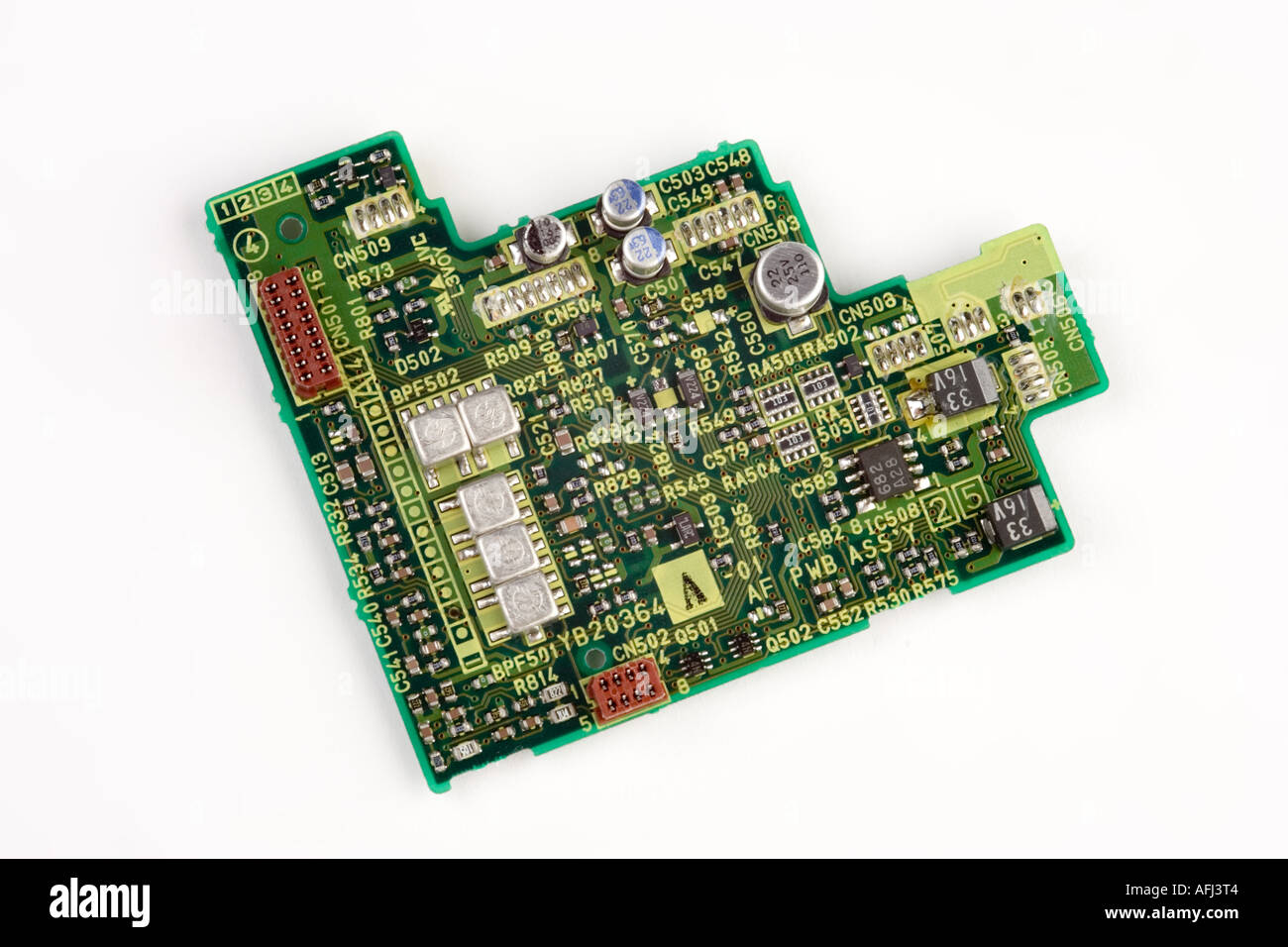 Circuit board pcb chip ic Cut Out Stock Images & Pictures - Alamy