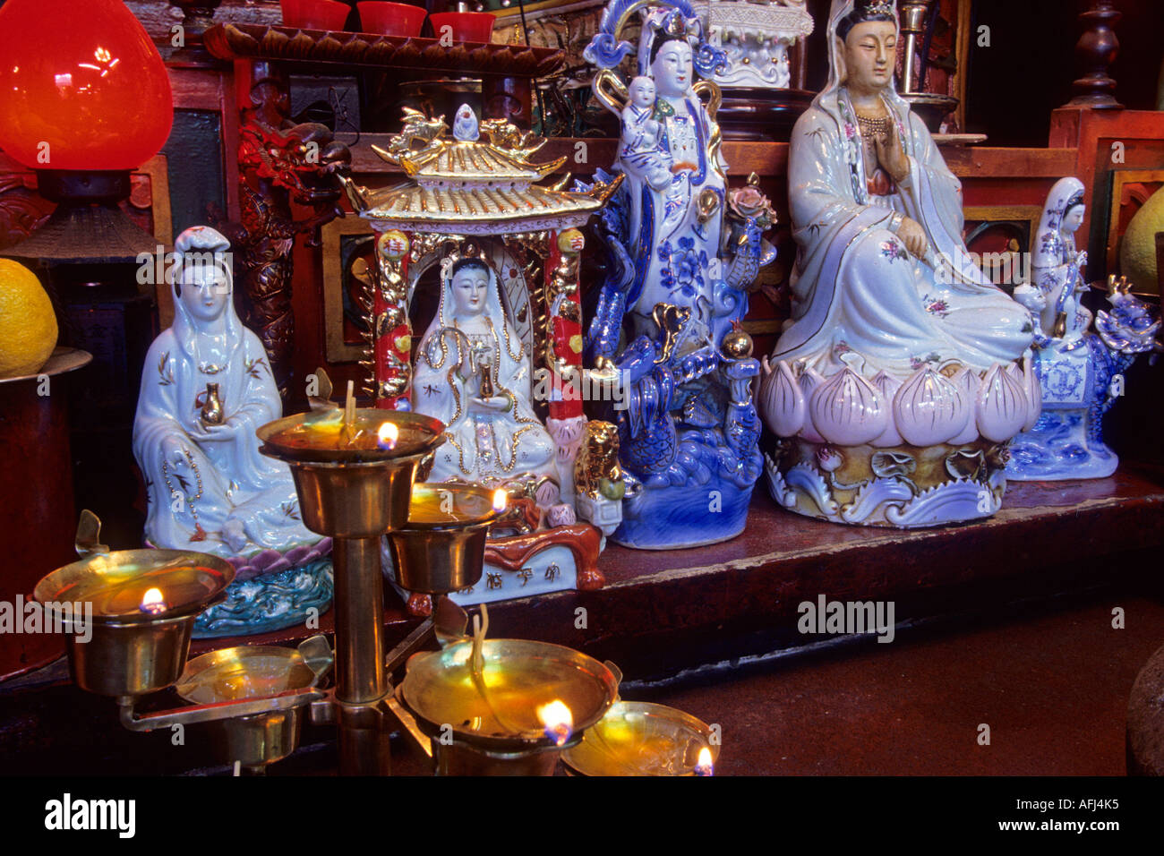 Tin Hau Temple Mongkok Hong Kong Stock Photo - Alamy