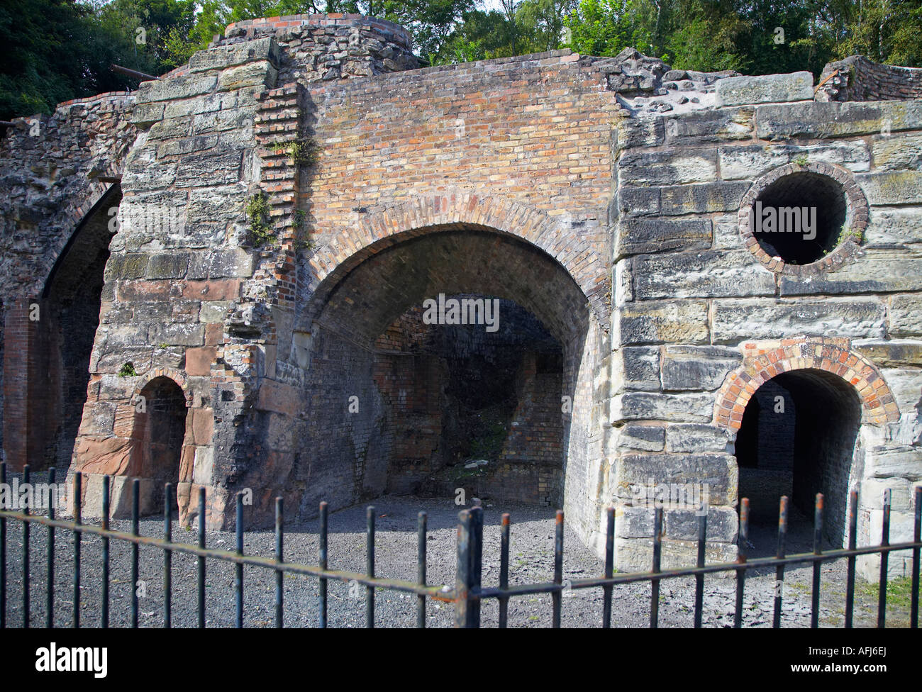 Bedlam Furnaces, Ironbridge, Shropshire, England, UK Stock Photo - Alamy
