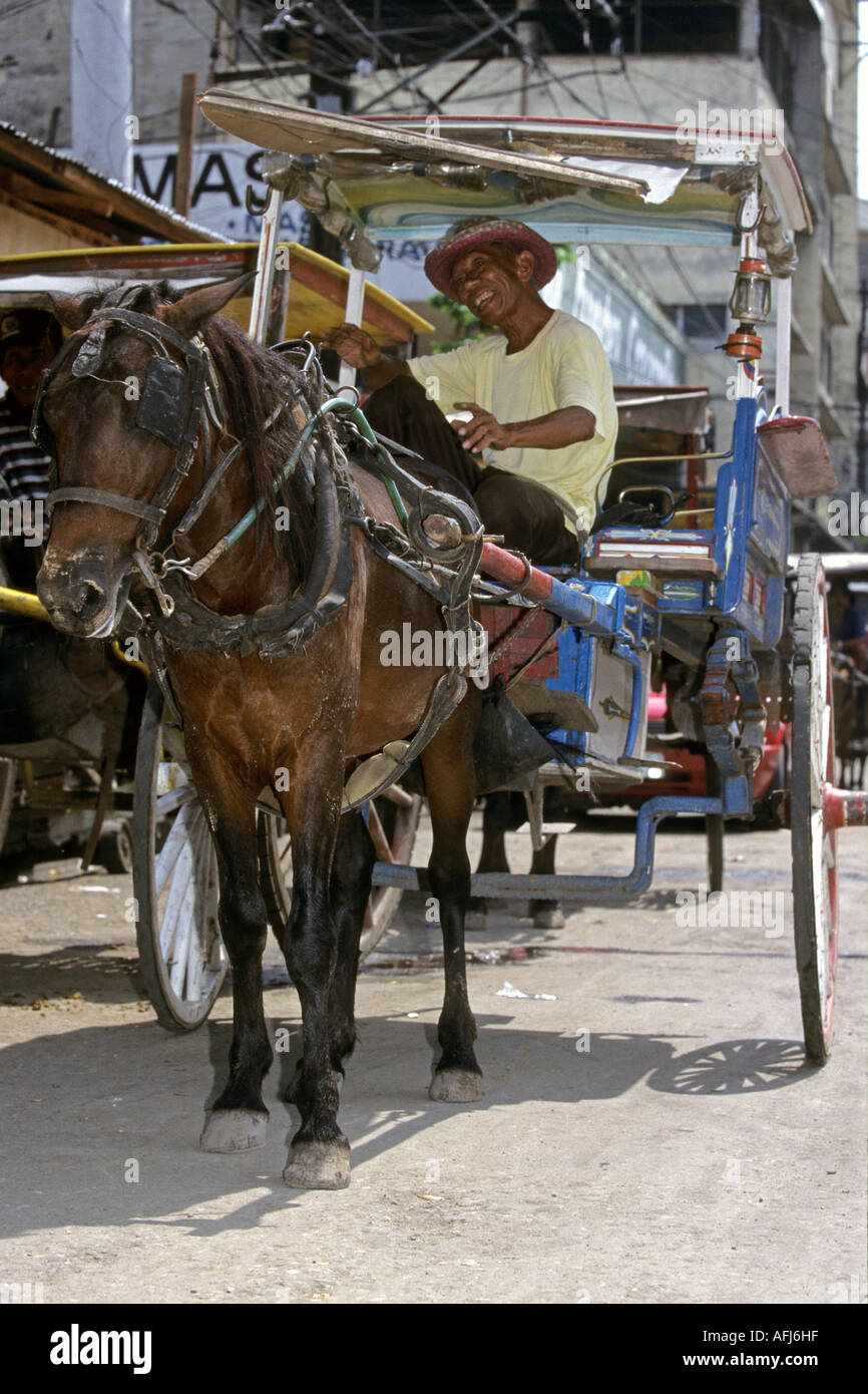 Philippines horse drawn carriage kalesa hi-res stock photography and ...