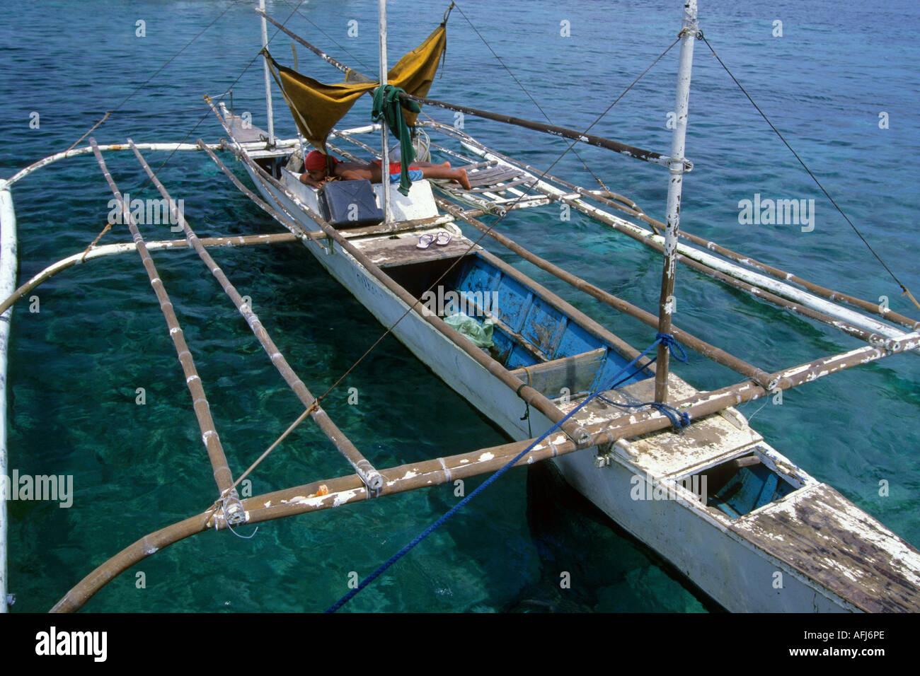 Bamboo outrigger hi-res stock photography and images - Alamy