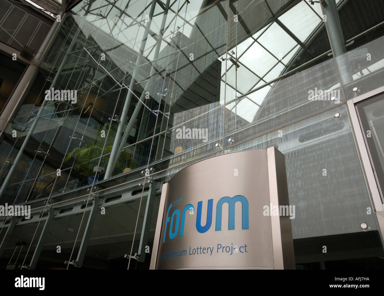 Entrance to The Forum in Norwich, East Anglia Stock Photo - Alamy