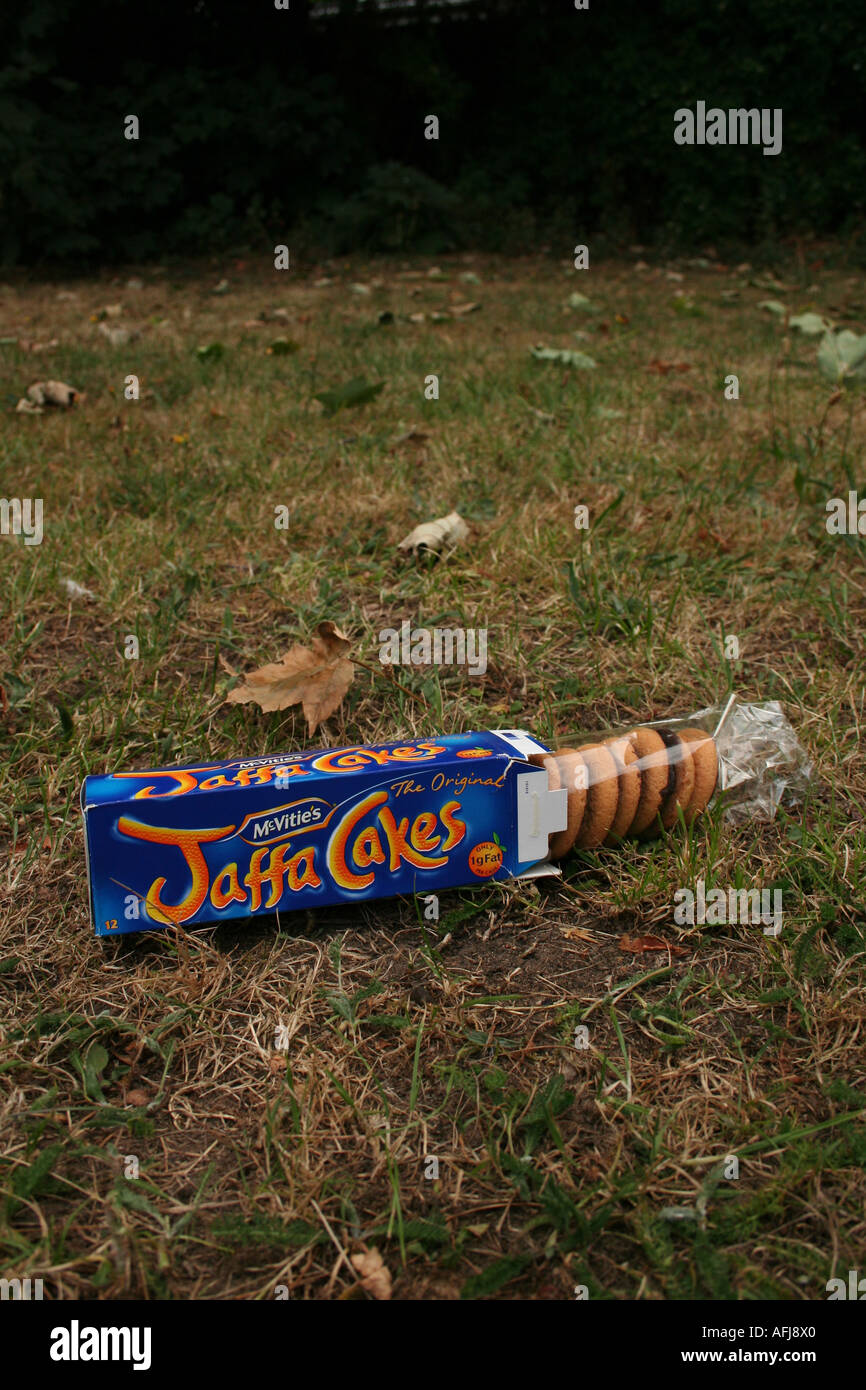 Box of McVities Jaffa Cakes Stock Photo - Alamy