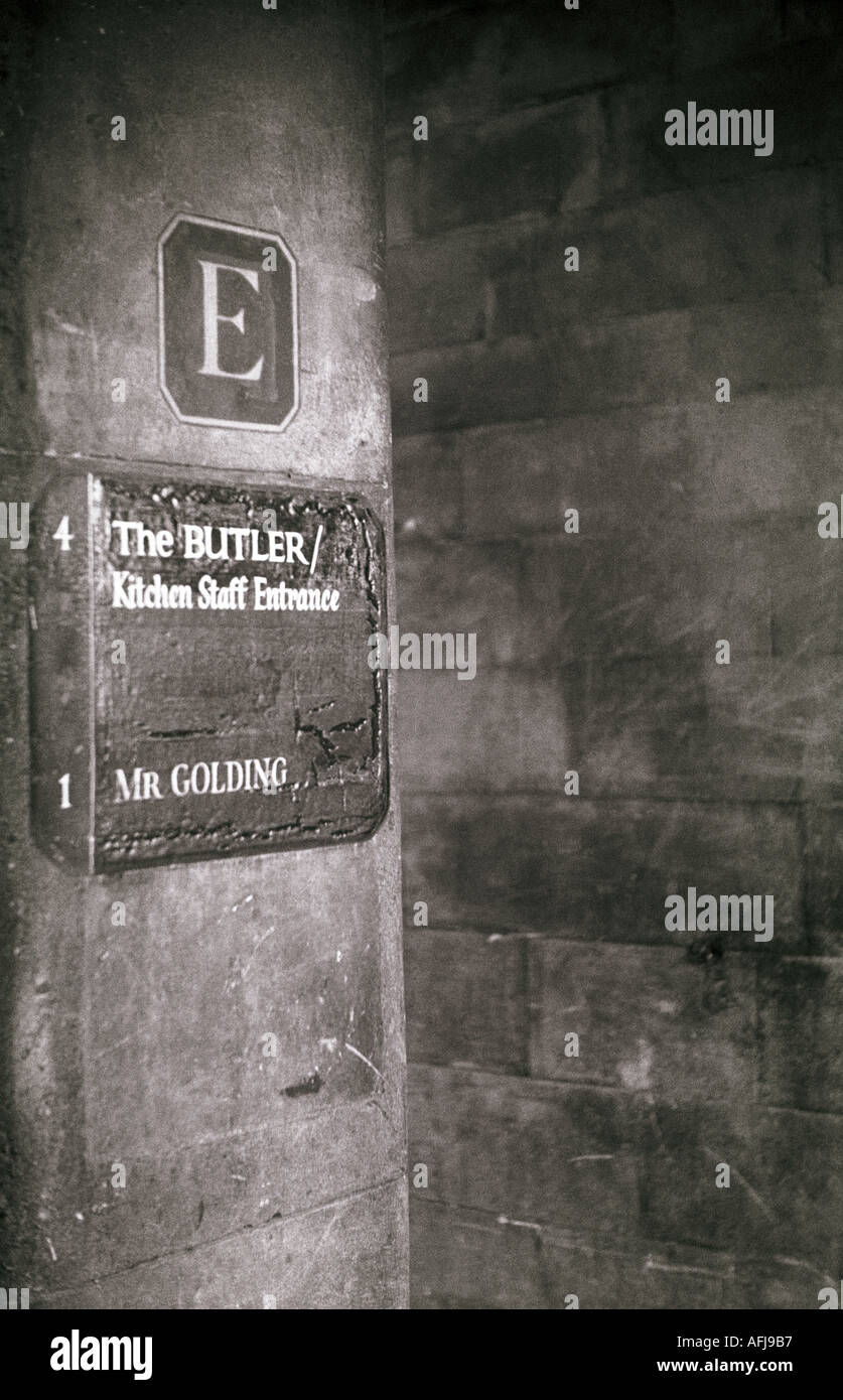 Entrance sign butler house hi-res stock photography and images - Alamy